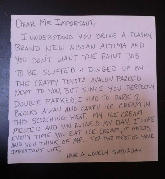 The Funniest Windshield Notes Ever Left Behind | BedTimez